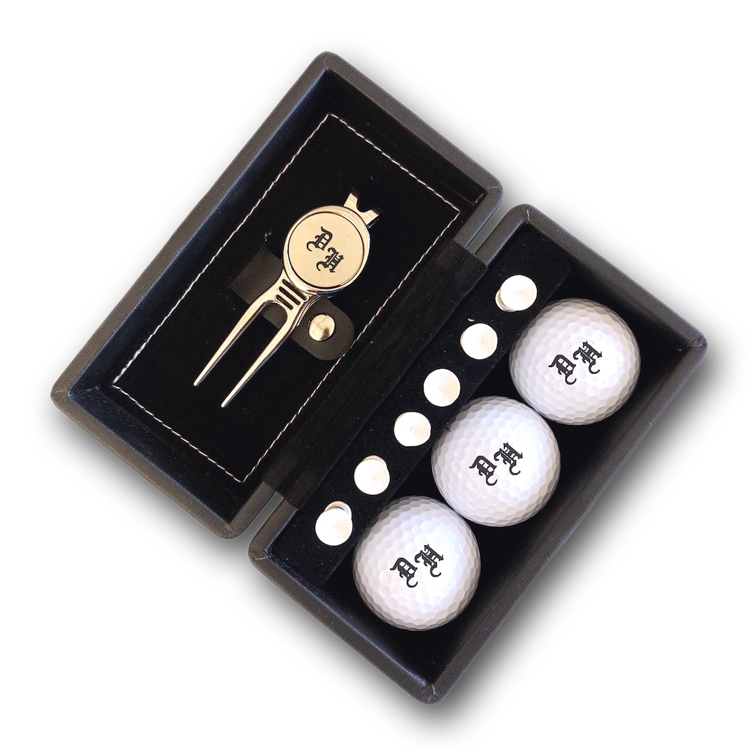 Golf Ball Set With Engraving Initials Personalized 3 Wilson Golf Balls ...