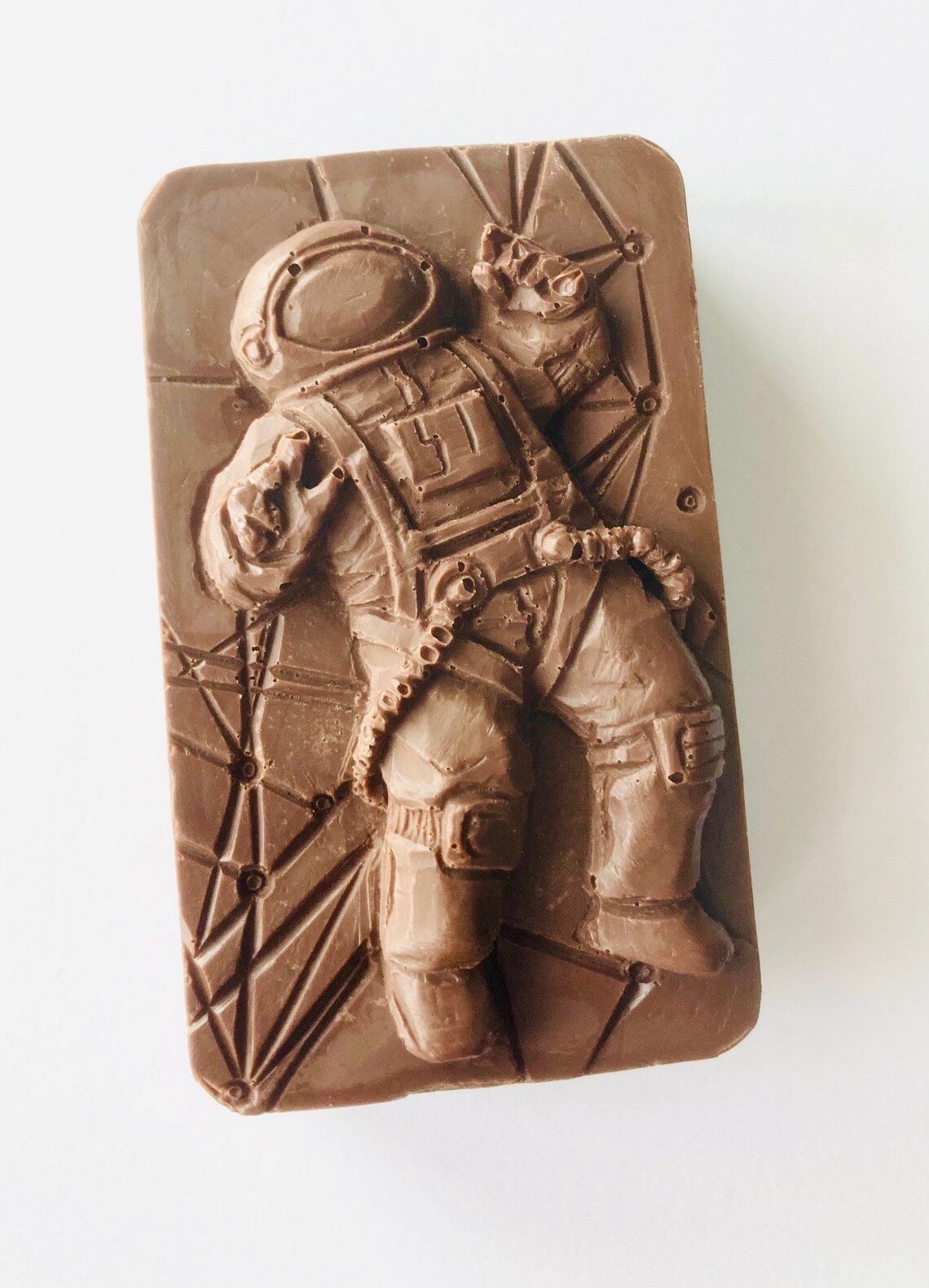 Astronaut chocolate bar large filled chocolate bar | Etsy
