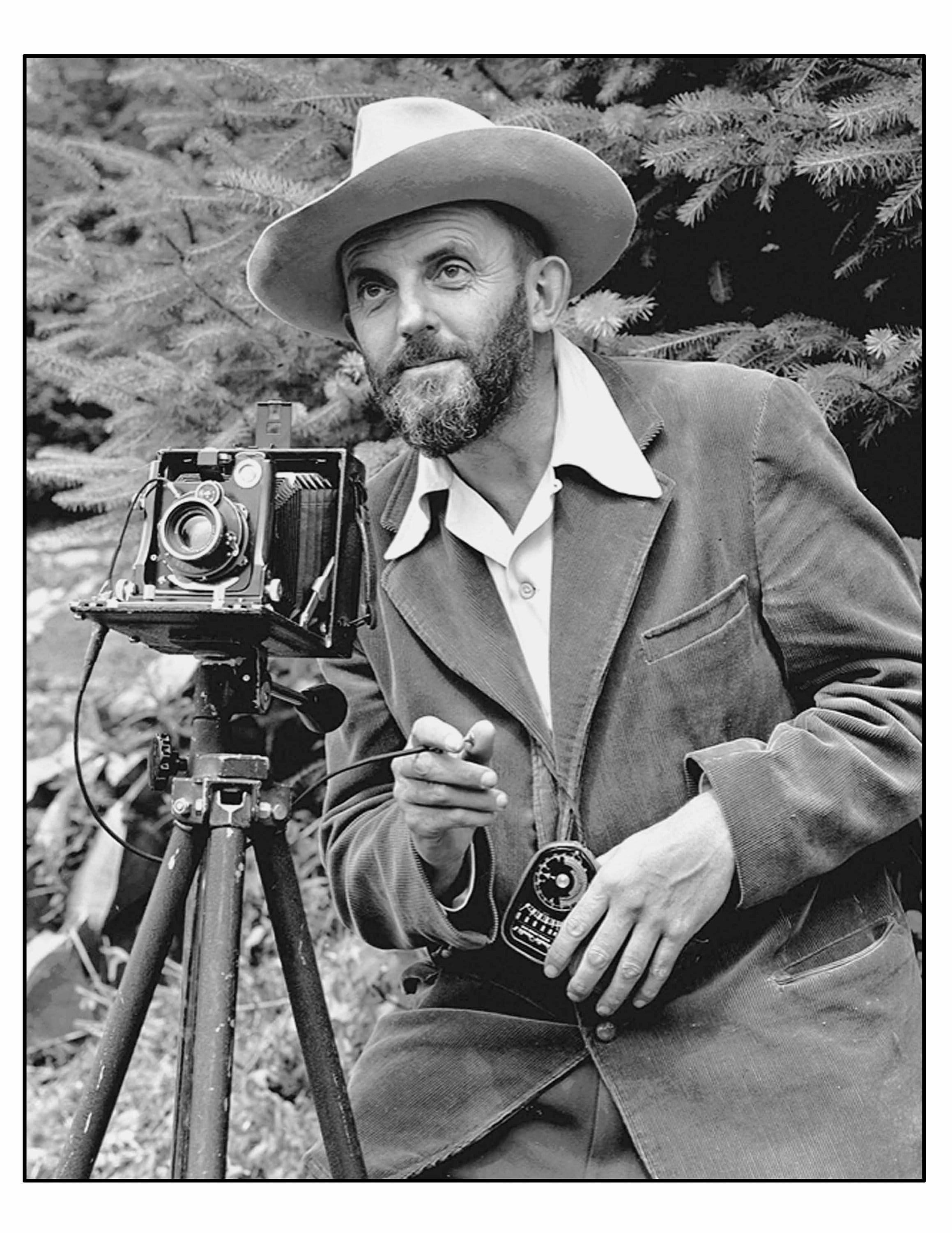ANSEL ADAMS the Famous PHOTOGRAPHER, 'self-portrait': 810, 1114, or ...