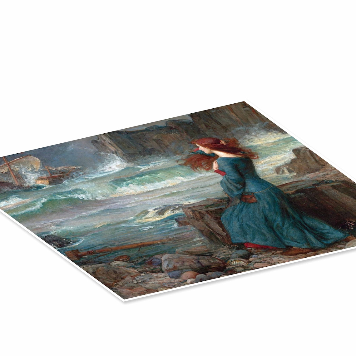 Miranda, the Tempest Art Print: Pre-raphaelite Painting by Waterhouse ...