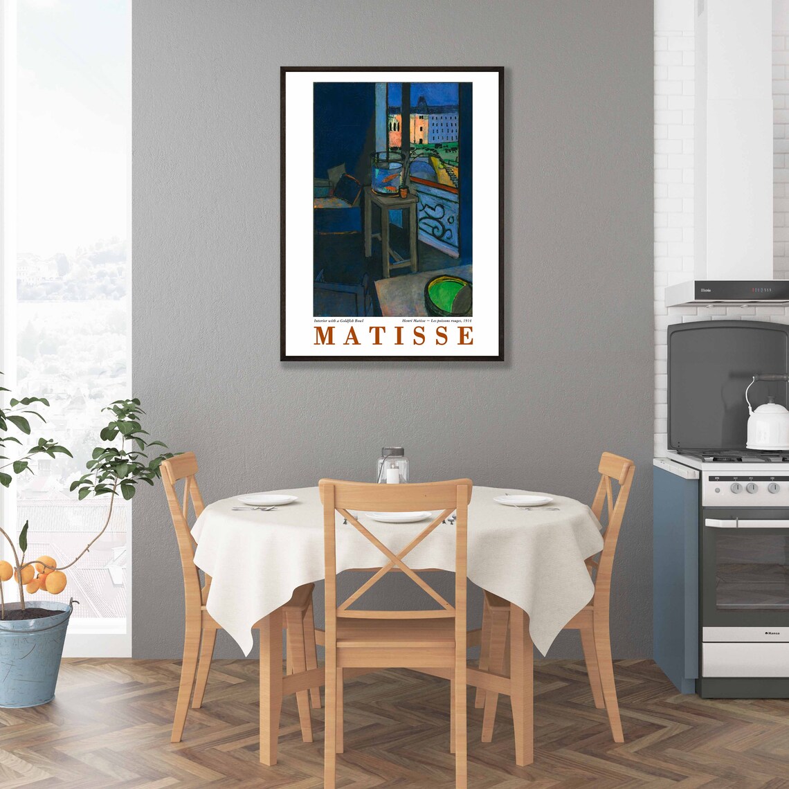 Henri Matisse INTERIOR With GOLDFISH BOWL Exhibition Wall Art - Etsy