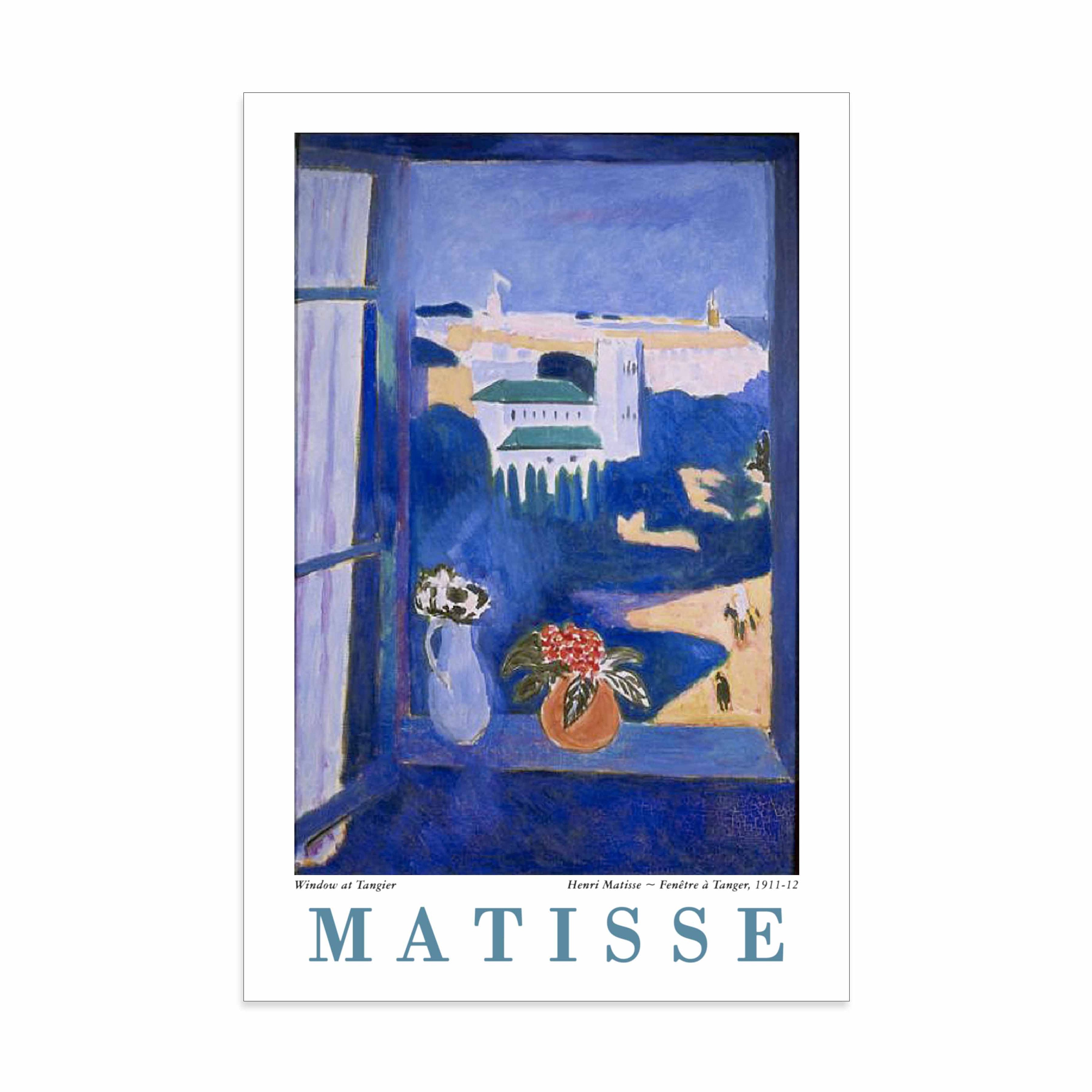 Henri Matisse WINDOW AT TANGIER. Exhibition Wall Art Poster Print ...