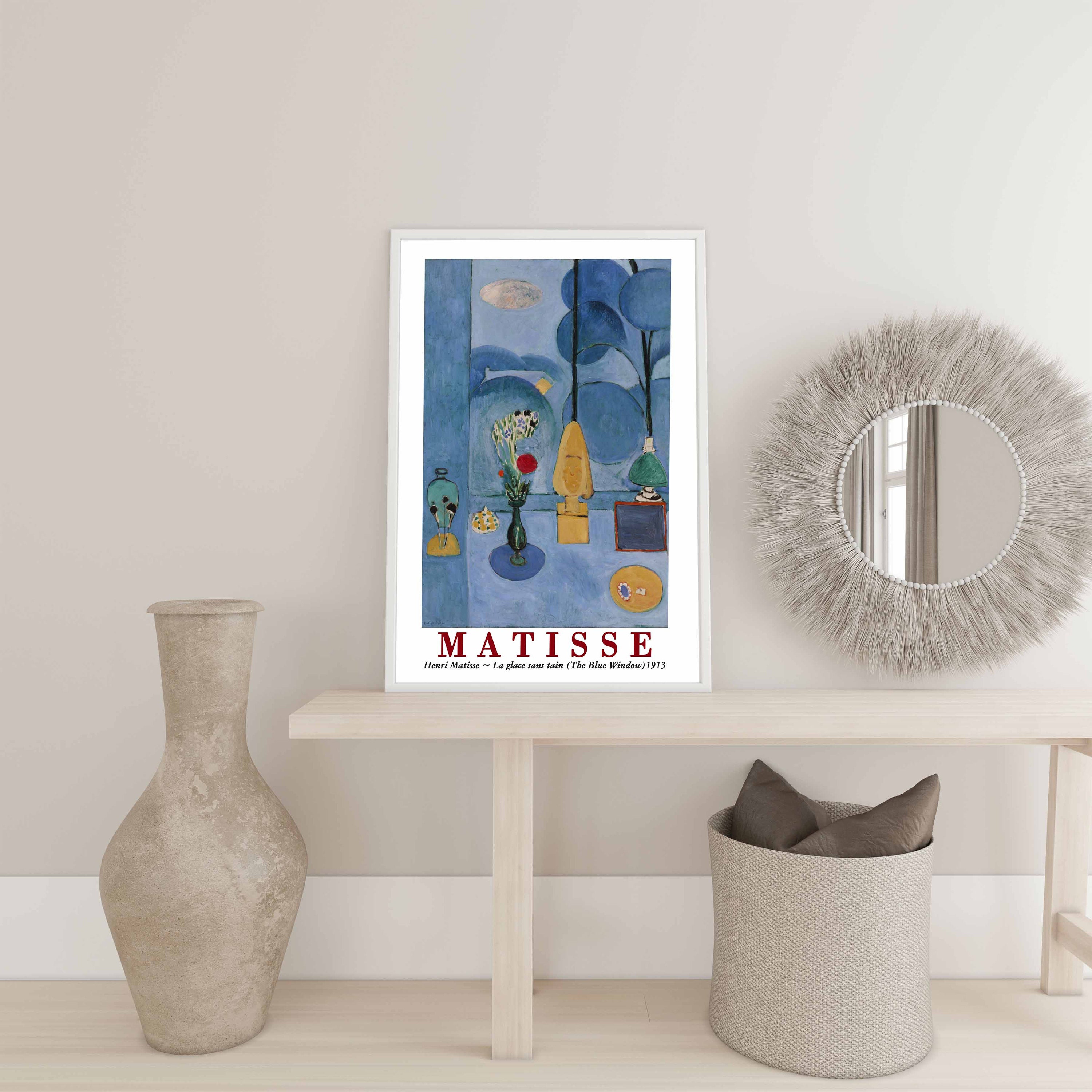 Henri Matisse THE BLUE WINDOW Custom Exhibition Wall Art Poster Print ...