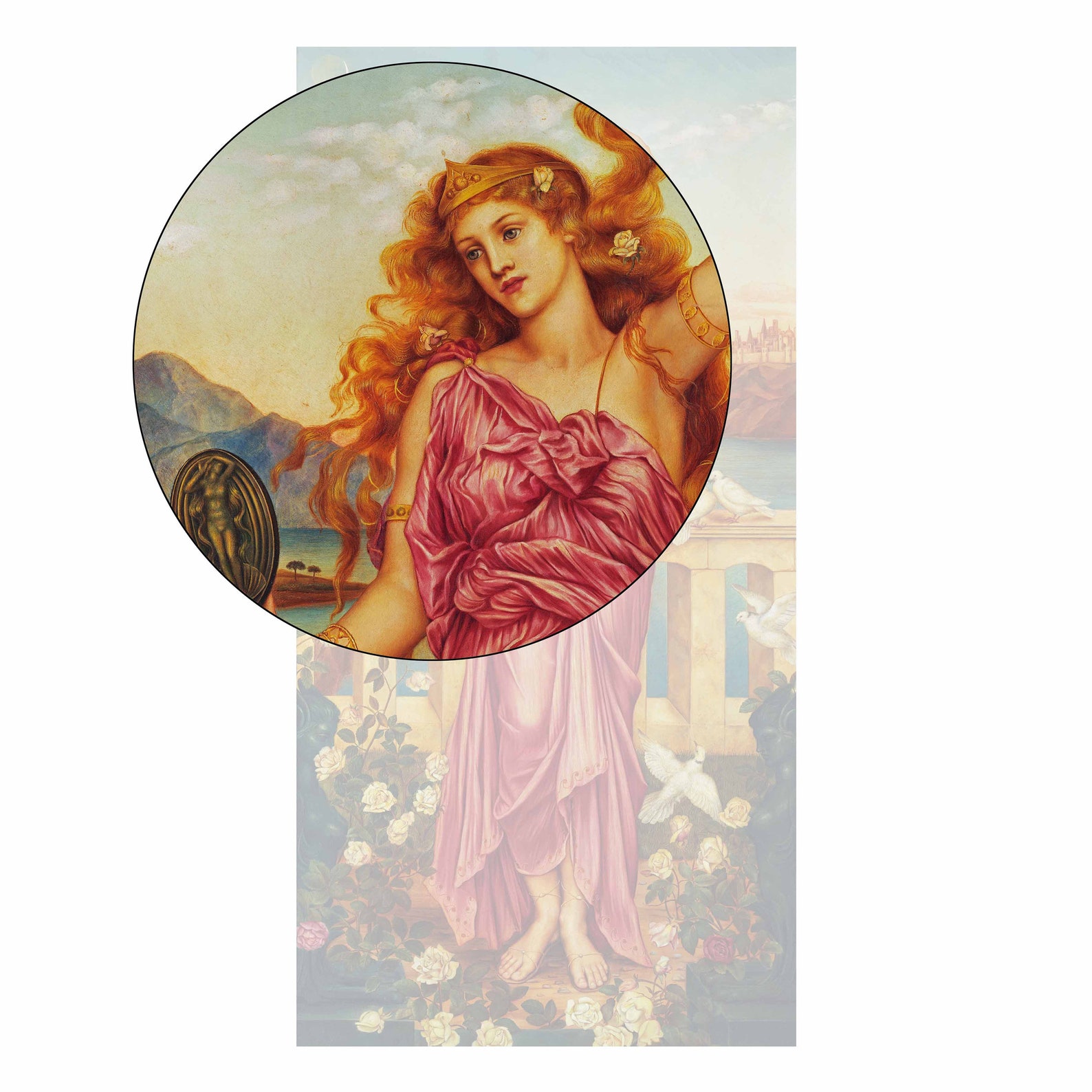 HELEN OF TROY. Pre-raphaelite Art Print Poster Reproduction. - Etsy