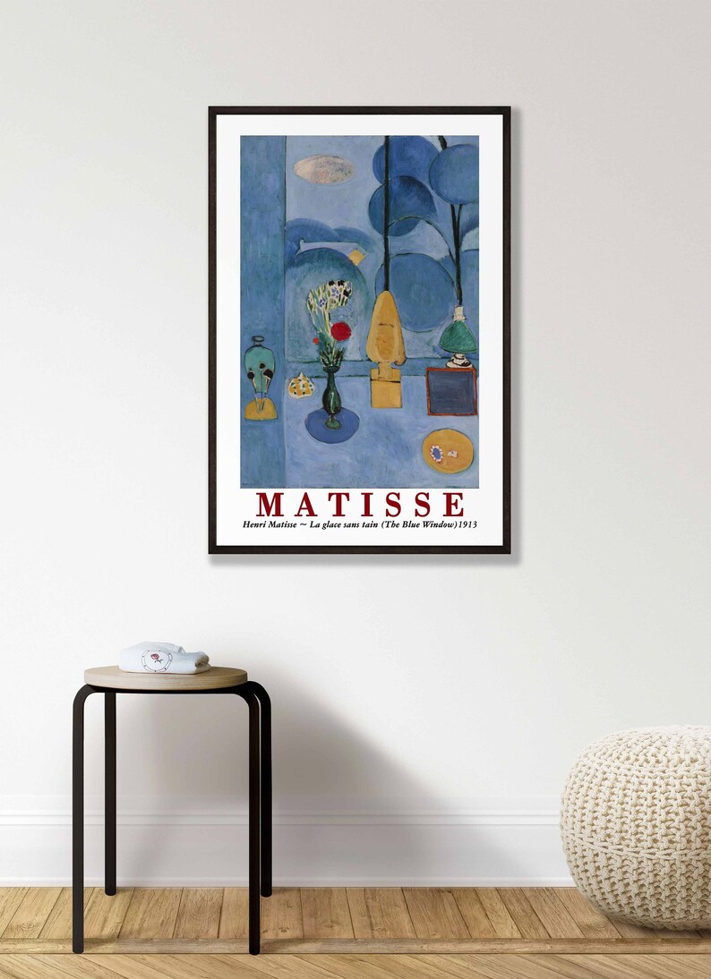 Henri Matisse THE BLUE WINDOW Custom Exhibition Wall Art - Etsy