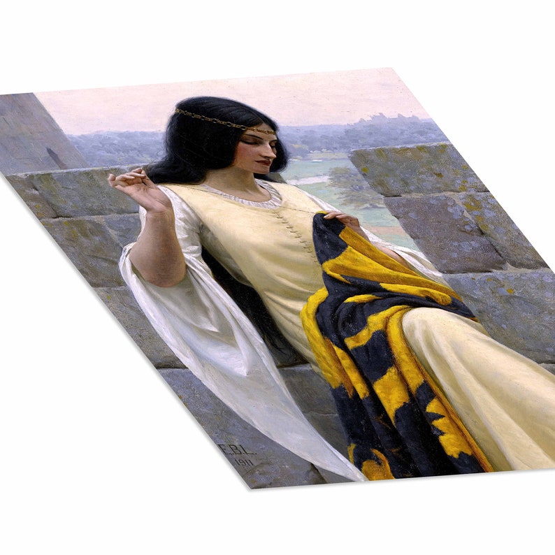STITCHING THE STANDARD Edmund Leighton: Pre-raphaelite - Etsy
