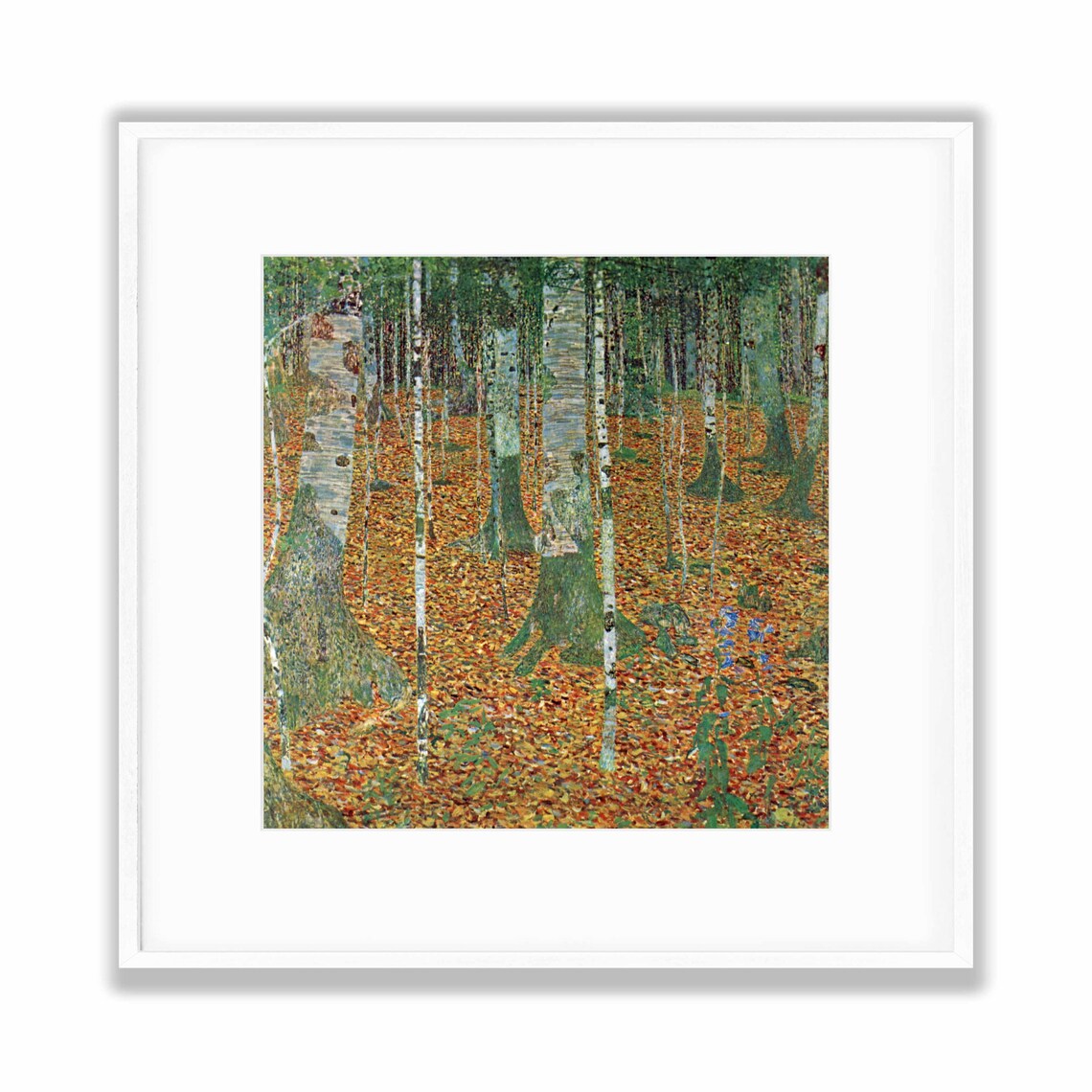 Gustav Klimt Birch Forest Print: Austrian Symbolist Art - Etsy