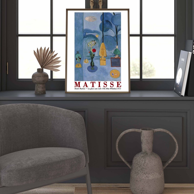 Henri Matisse THE BLUE WINDOW Custom Exhibition Wall Art - Etsy