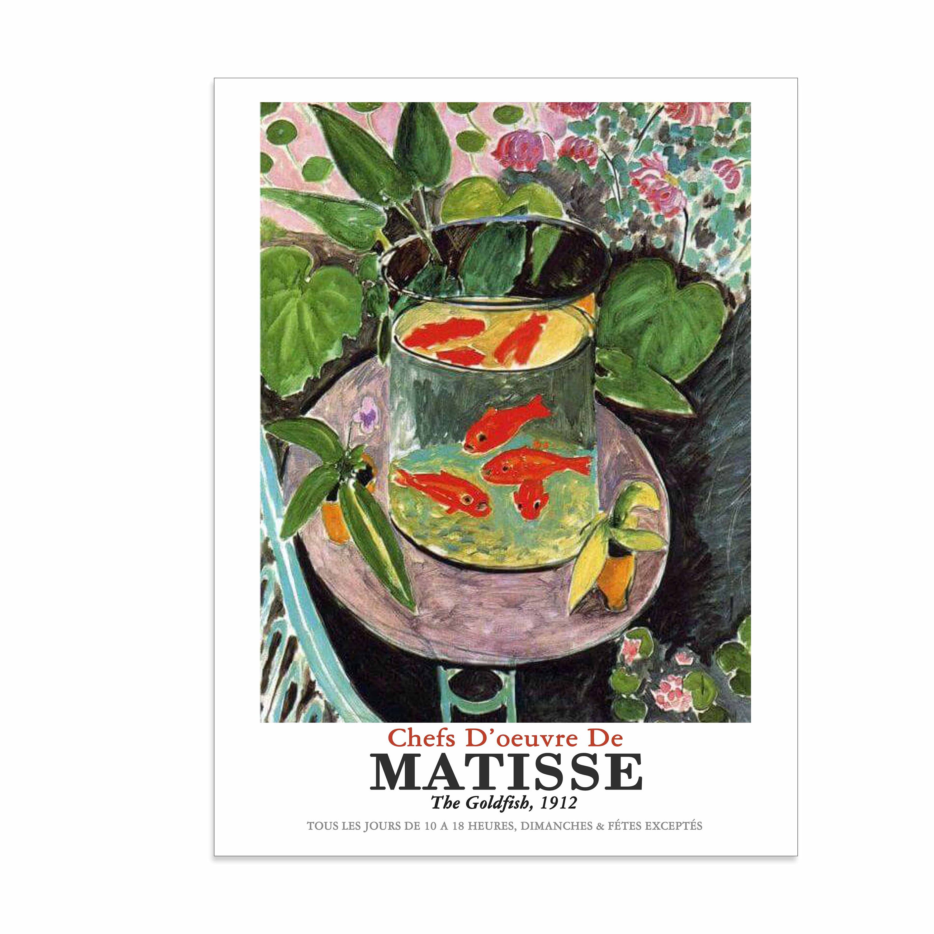Henri Matisse THE GOLDFISH. Exhibition Wall Art Poster Print - Etsy