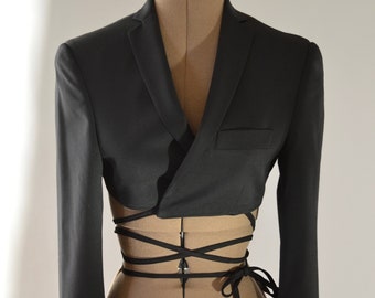 Black Tie Jacket | Etsy
