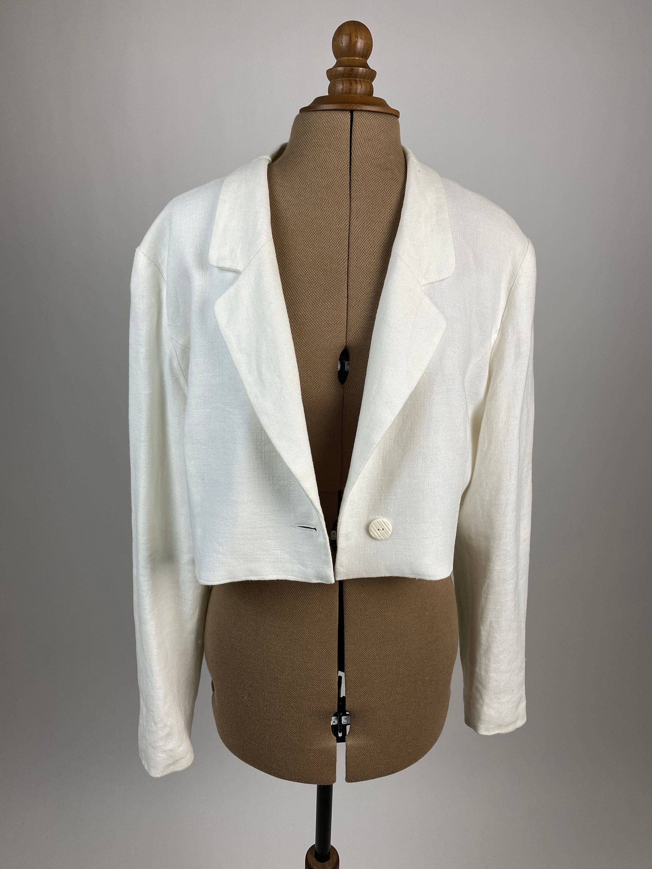 Reworked Vintage Linen Jacket Set Up-cycled Vintage Suit Old Money ...