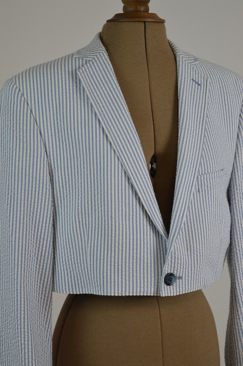 Reworked Vintage Suit Boxy Jacket 90's Fashion Women - Etsy
