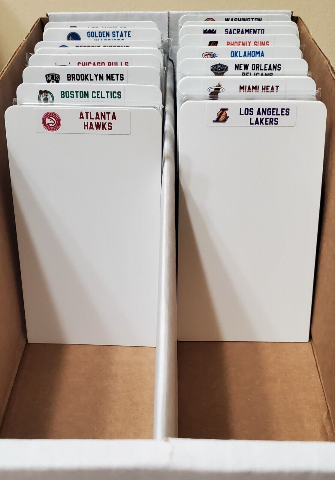 30 GRADED Sports Card Dividers With 30 FREE NBA Teams Logos Labels - Etsy