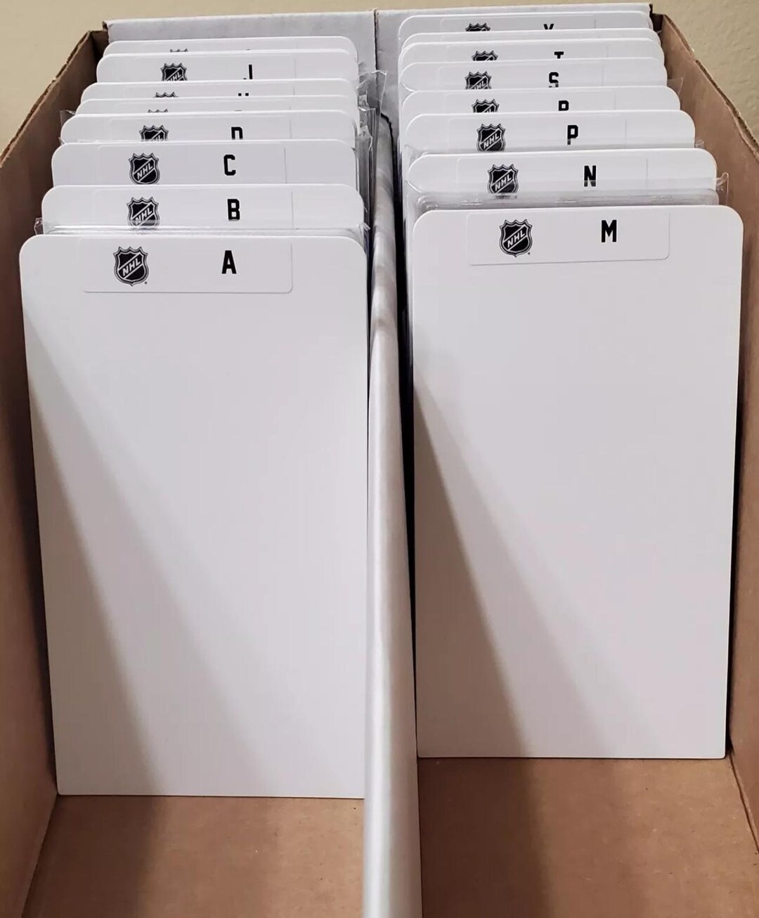 26 GRADED Slab & Sports Card Dividers With 26 FREE NHL A-Z Labels Set ...