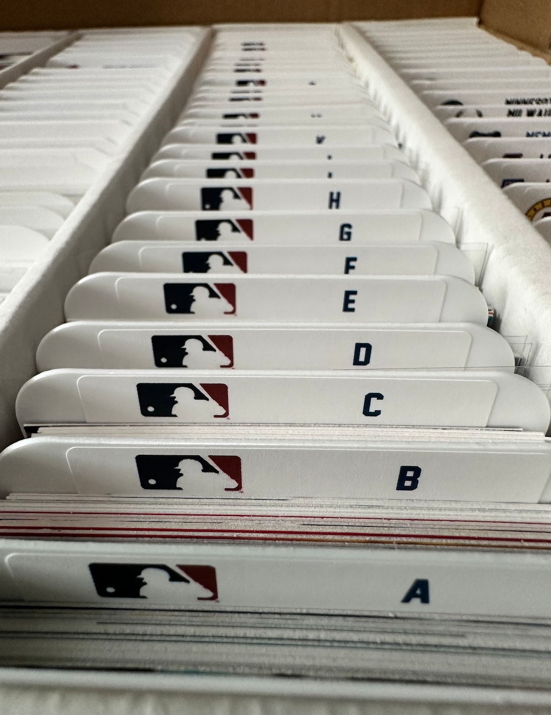26 STANDARD Sports Card Dividers With 26 FREE MLB A-Z Labels Set - Etsy