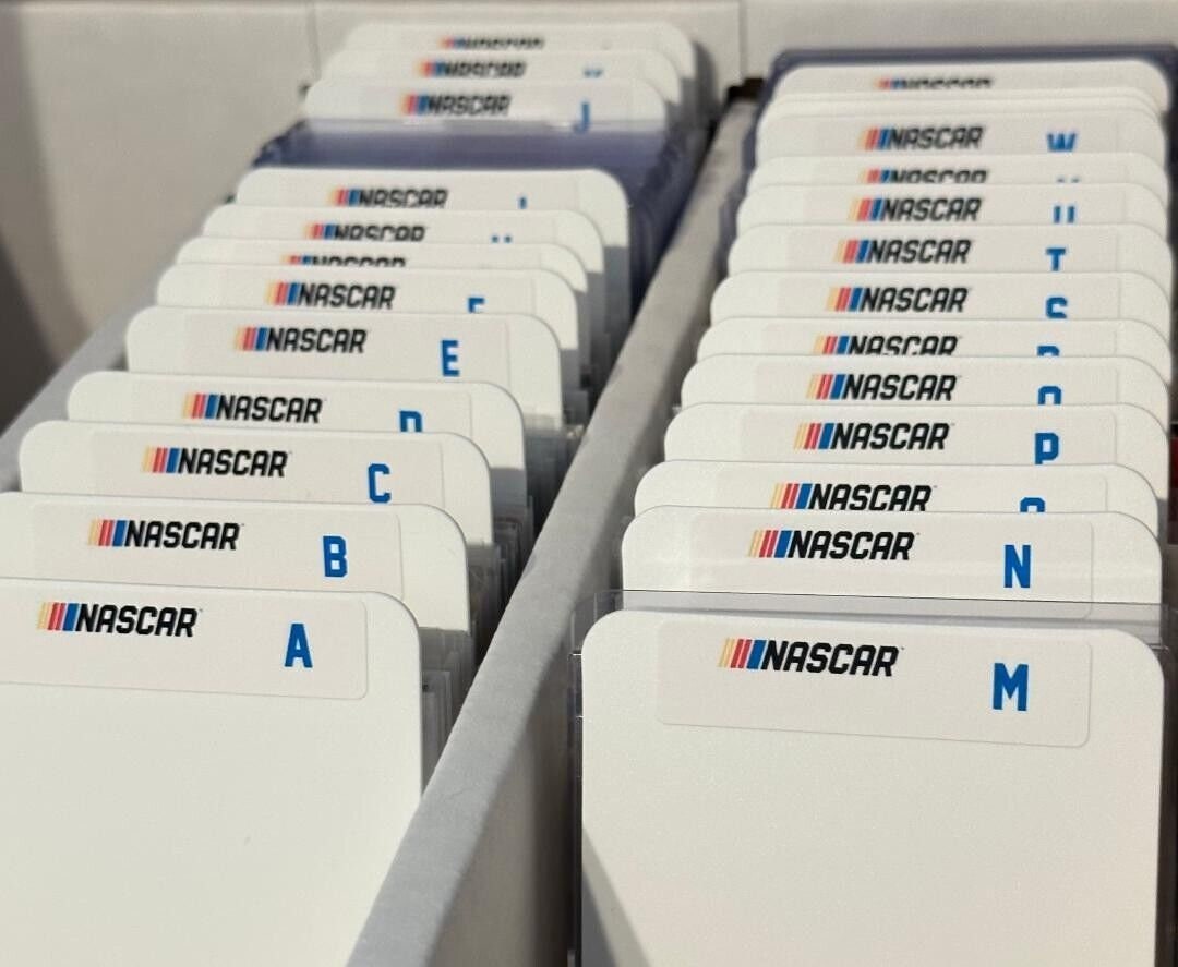 26 TALL Sports Card Dividers With FREE NASCAR A-Z Labels - Etsy
