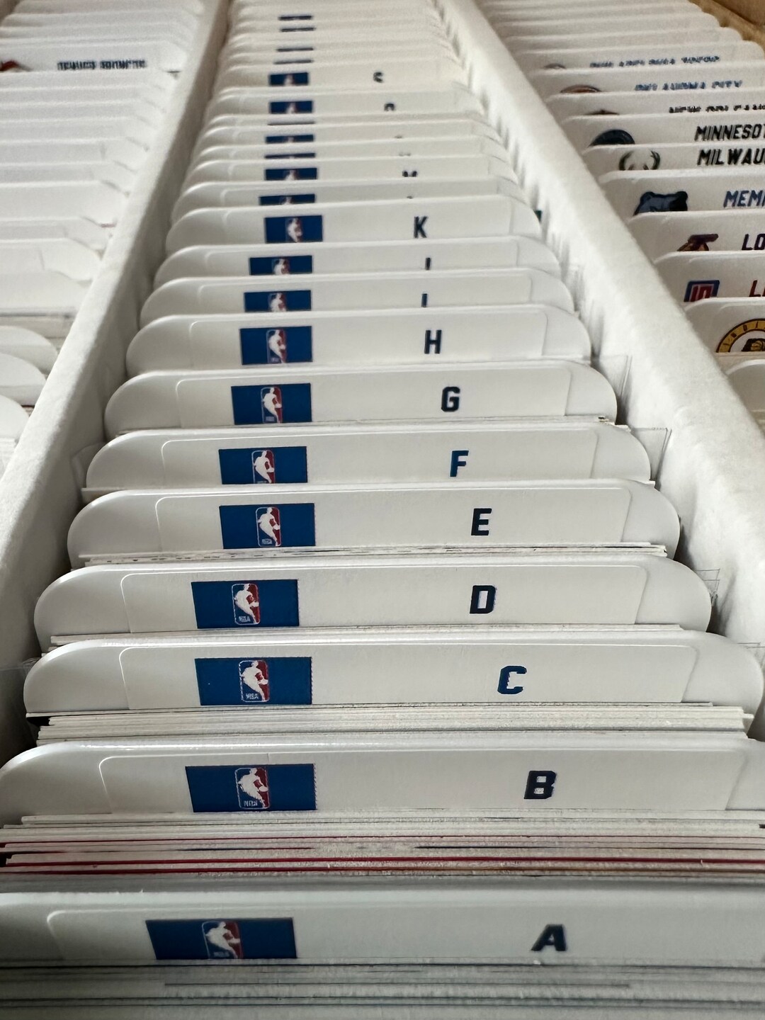 26 STANDARD Sports Card Dividers With 26 FREE NBA A-Z Labels Set - Etsy