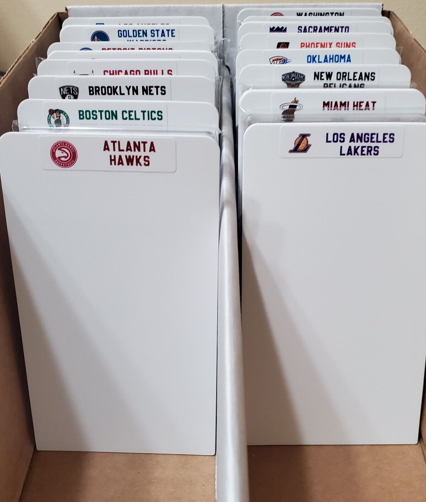 30 GRADED Sports Card Dividers With 30 FREE NBA Teams Logos Labels - Etsy