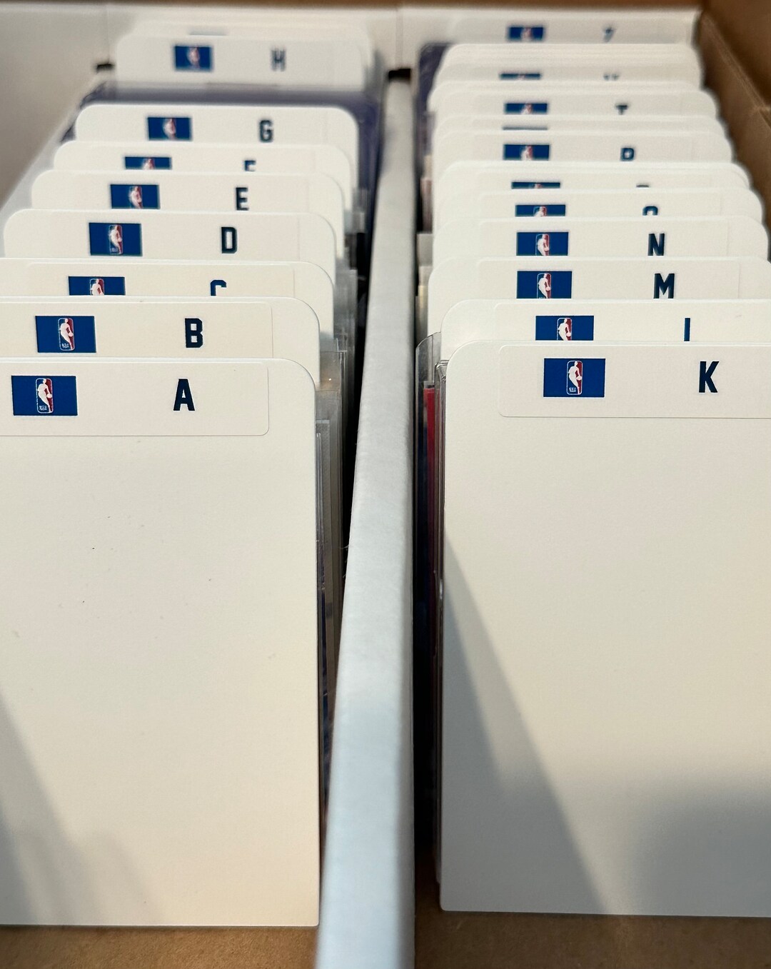 26 TALL Sports Card Dividers With 26 FREE NBA A-Z Labels Set - Etsy