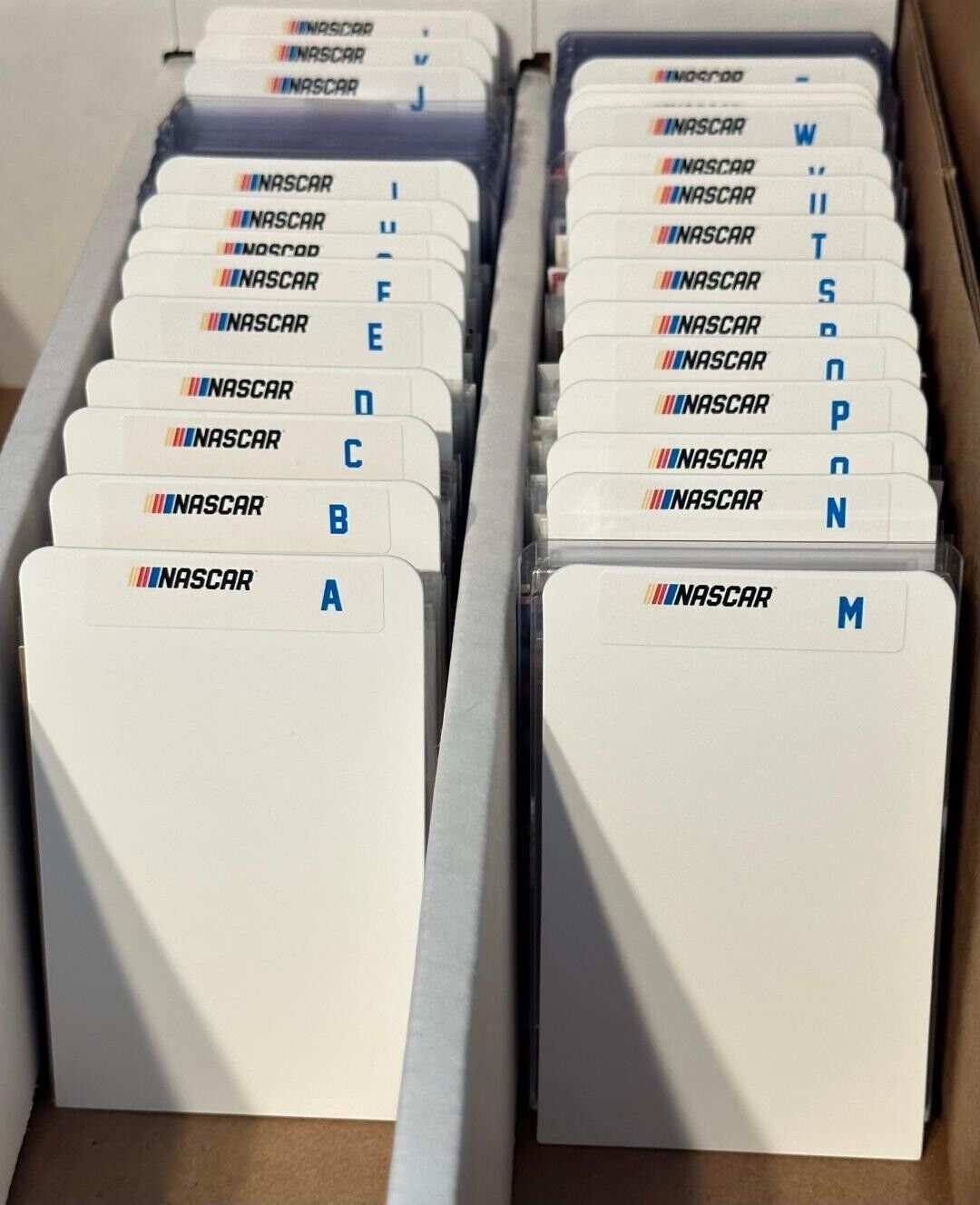 26 TALL Sports Card Dividers With FREE NASCAR A-Z Labels - Etsy