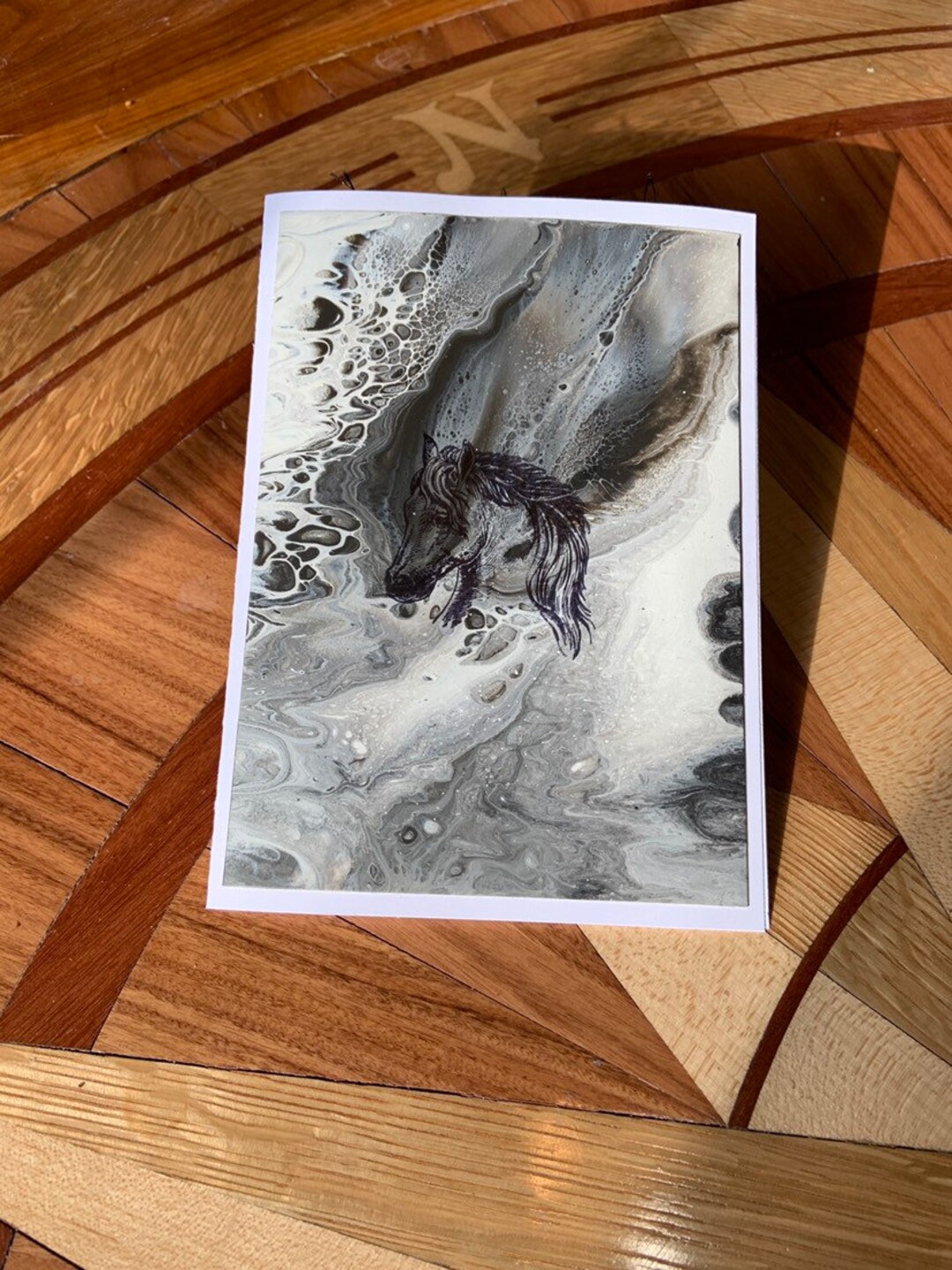 Hand Painted Note Card Horse - Etsy