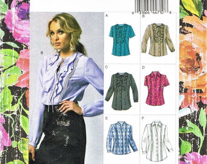 Vogue Options UNCUT Easy Sizes 16-24 Vogue V8857 Blouse and Tunic ...