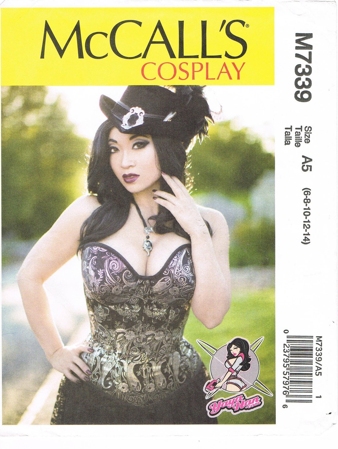 4 Styles Cosplay Women's Corset Pattern Women's Top Woman's Costume Cosplay Mccalls M7339 ...