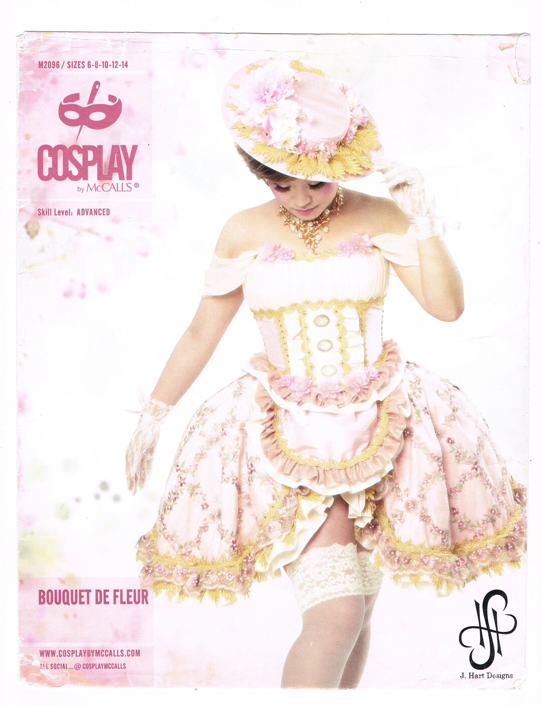 Neo Victorian Bouquet De Fleur Cosplay M2096 Pattern Steampunk Pattern ...