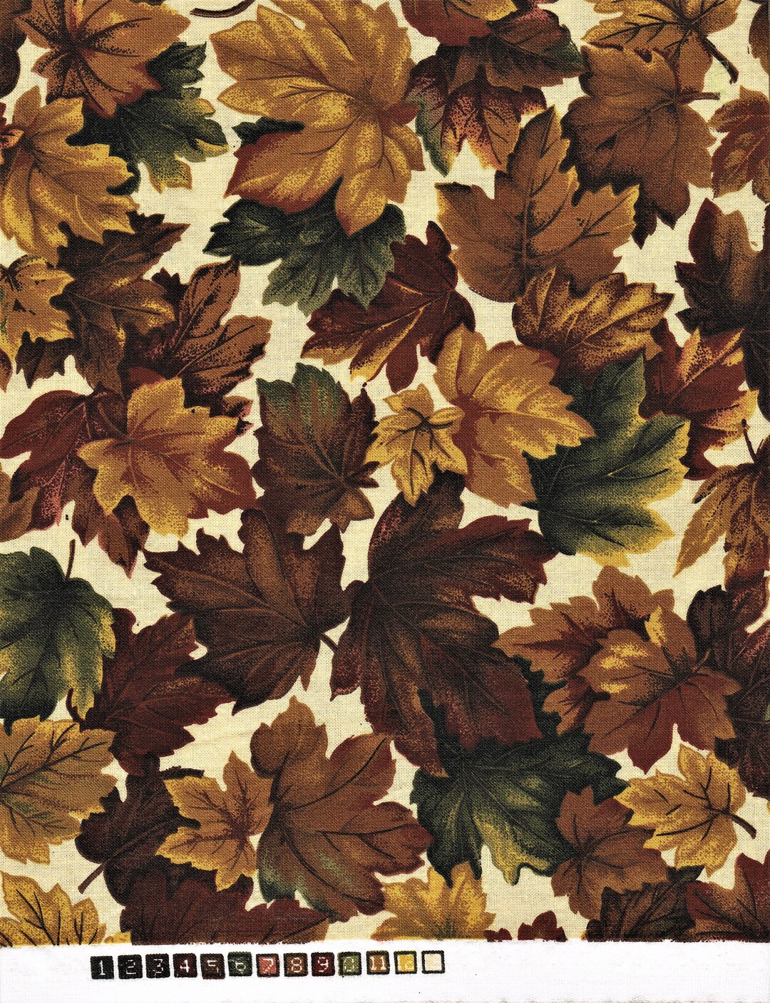 Beautiful Fall Leaves Fabric Darling Fall Pumpkin Quilt Leaf Fabric ...