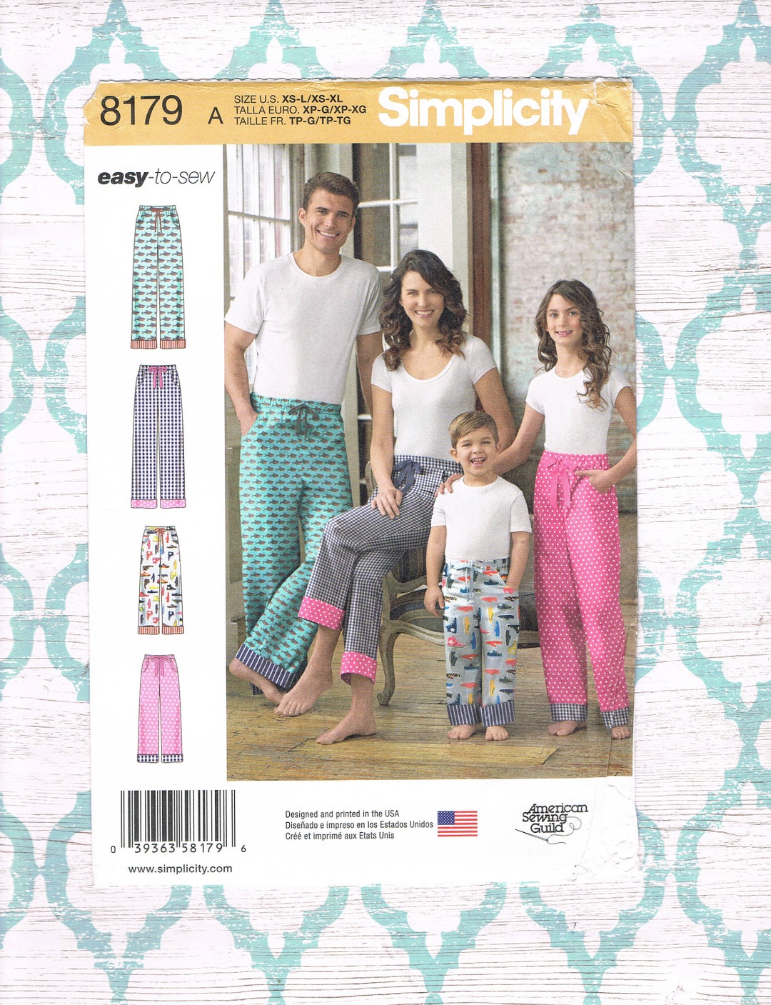 Uncut All Sizes Family Pjs Matching Family Pajama Pants Matching ...