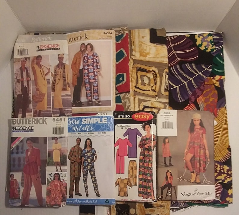 African Culture Lot of Patterns and Fabric! Multicultural Pattern ...