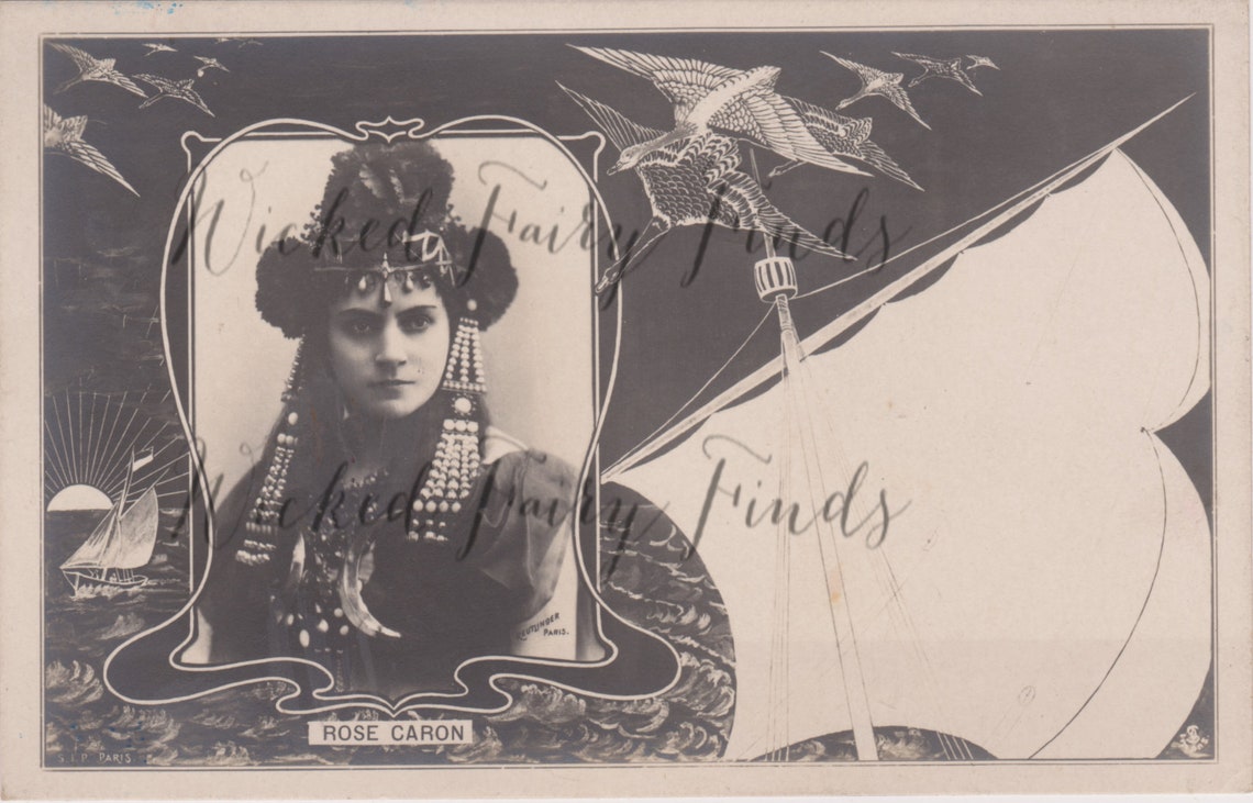 Opera Singer Photo 1800s Postcard, Instant Download, Digital Ephemera ...