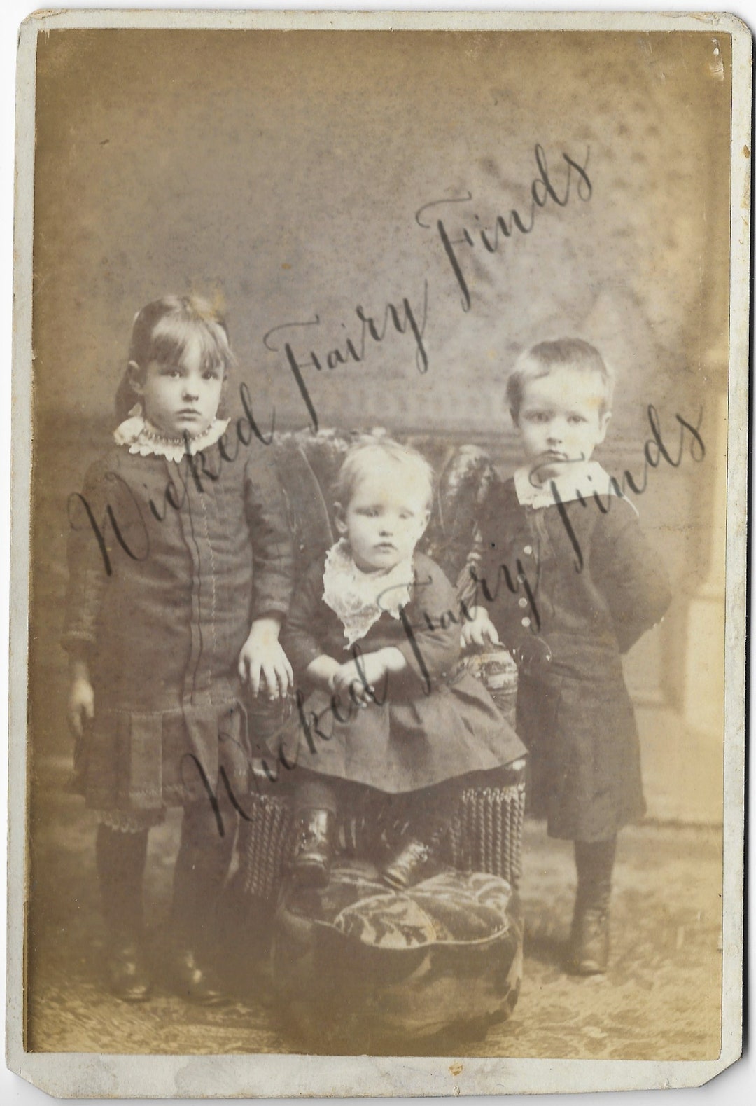 Antique Victorian Children Digital Photo for Scrapbooking, Junk Journal ...