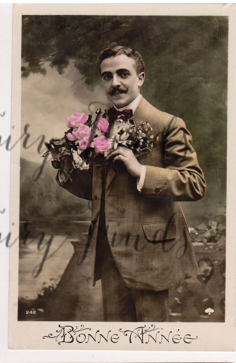 Vintage French Postcards, Instant Download Digital Photos, Colored ...