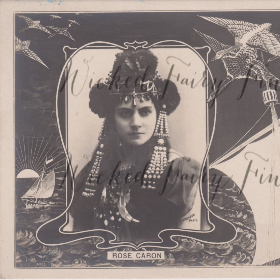 Opera Singer Photo 1800s Postcard, Instant Download, Digital Ephemera ...