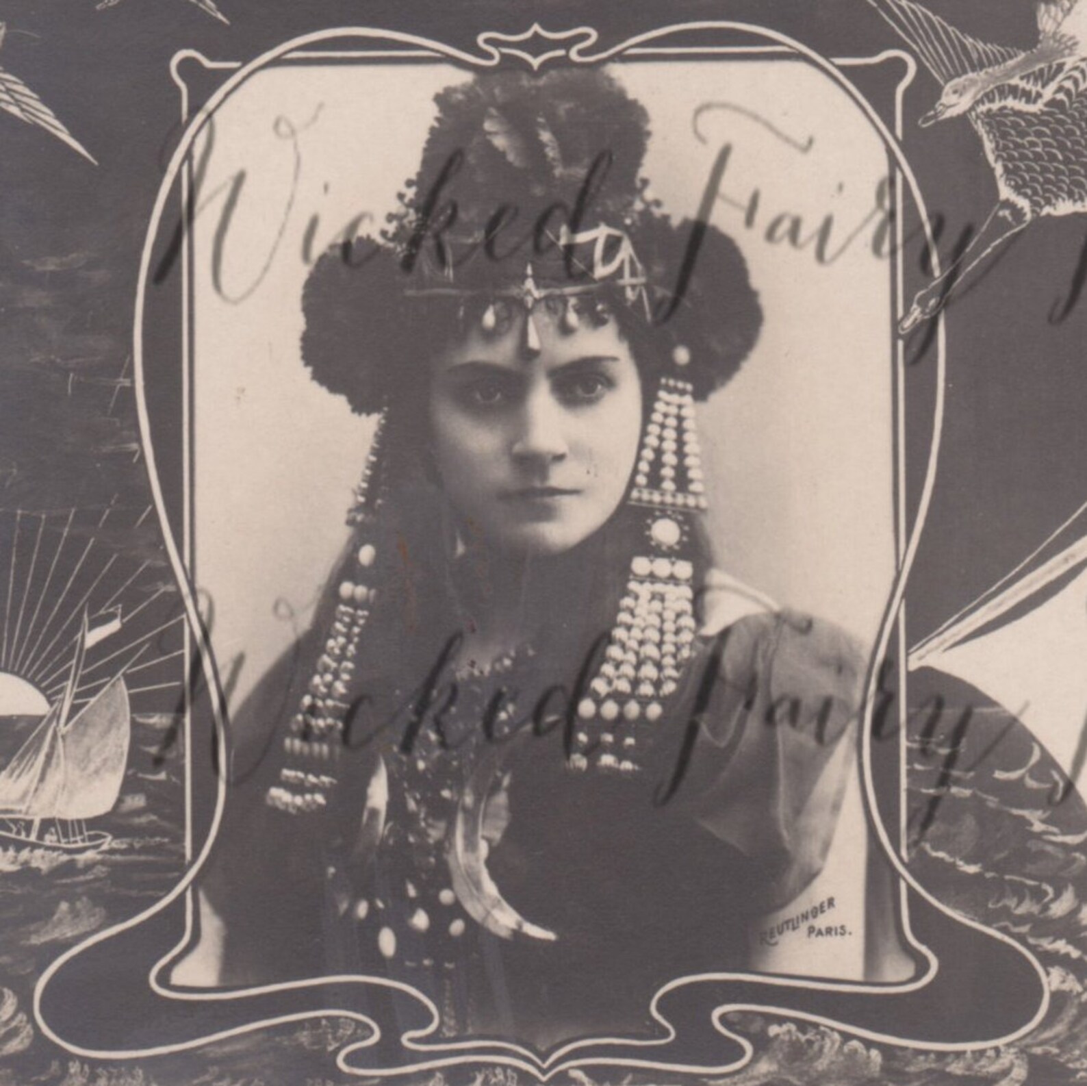 Opera Singer Photo 1800s Postcard Instant Download Digital | Etsy