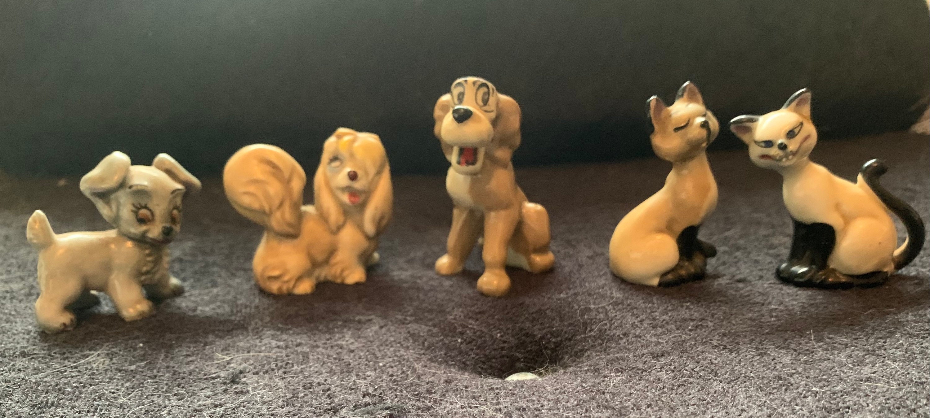 Disney Wade Whimsie Collection Ornament/figurine Lady and the Tramp ...