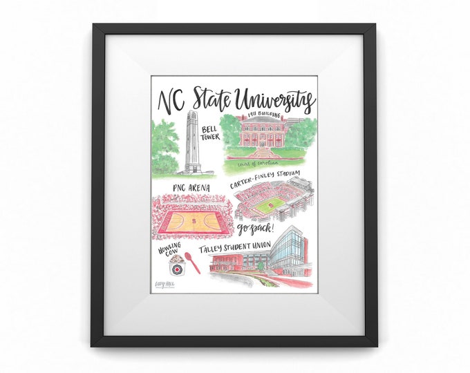 North Carolina State Wolf Pack vintage Tuffy Archival-quality NC State ...