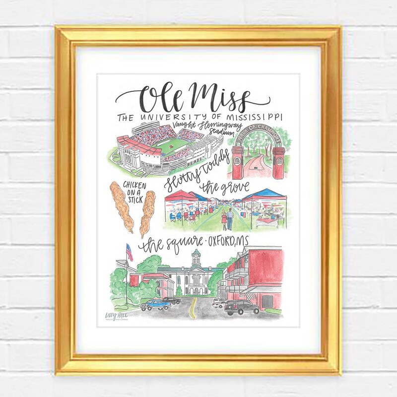 Ole Miss Wall Decor - Etsy