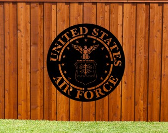 Airforce Metal Sign - Etsy