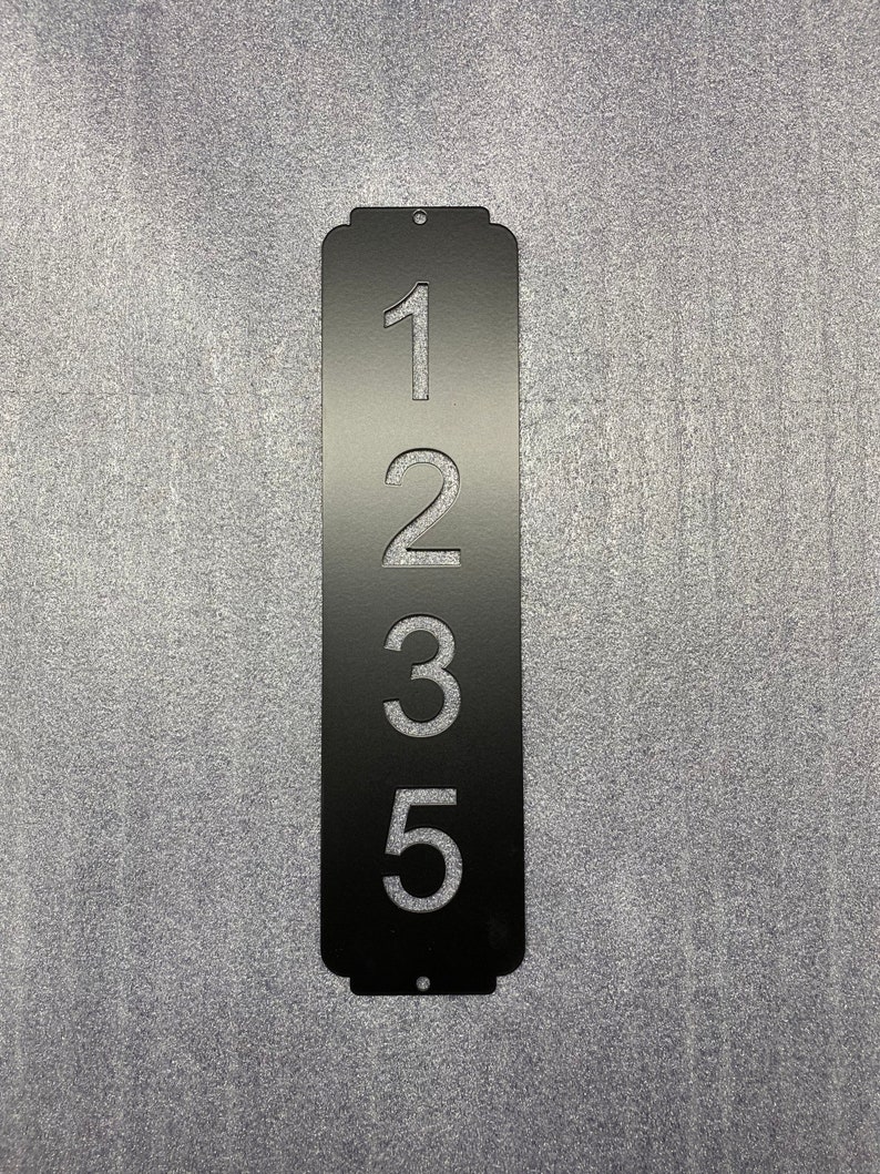 Metal Mailbox Address Sign - Etsy