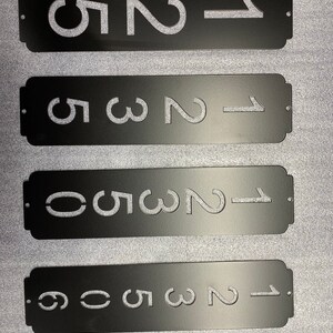 Metal Mailbox Address Sign - Etsy