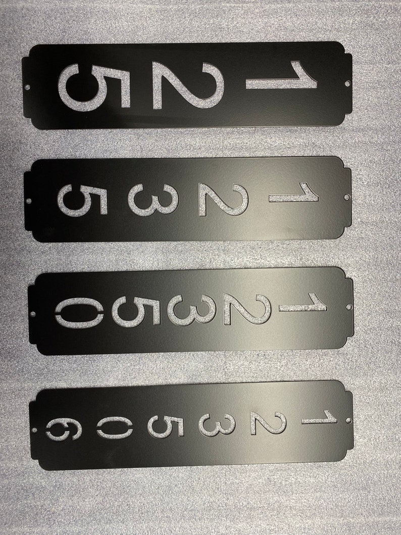 Metal Mailbox Address Sign - Etsy