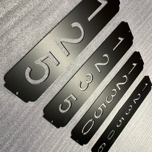 Metal Mailbox Address Sign - Etsy