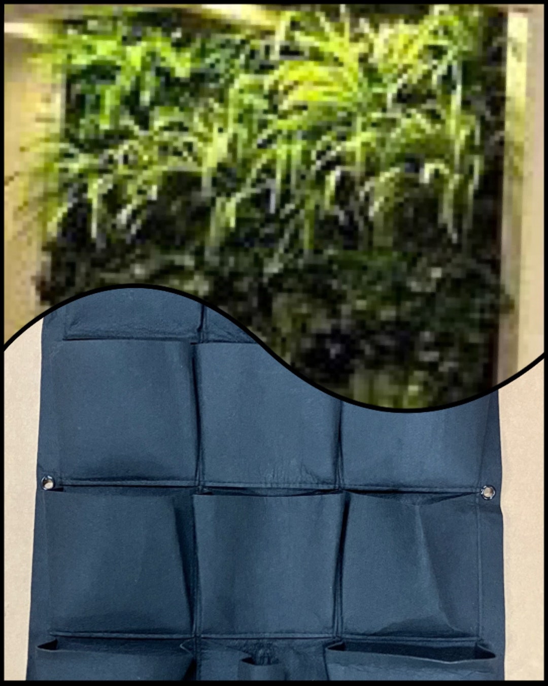 Vertical Felt Pocket Wall Planter - 18 Pocket - Etsy