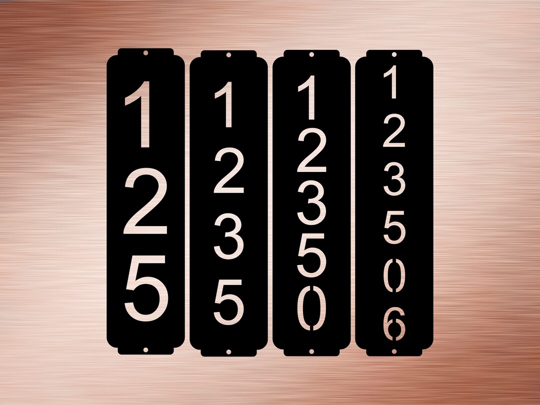 Metal Mailbox Address Sign - Etsy