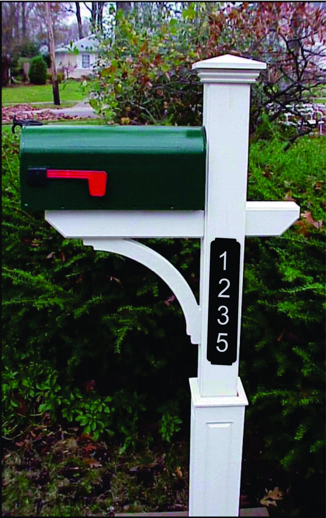 Metal Mailbox Address Sign - Etsy