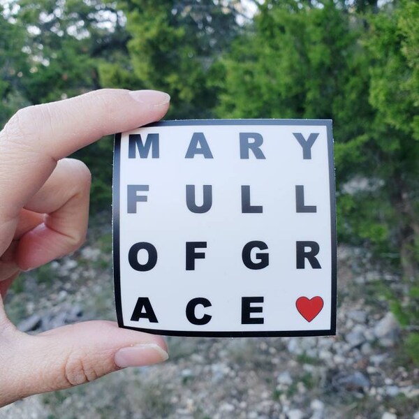 Our Lady of Grace Sticker - Etsy
