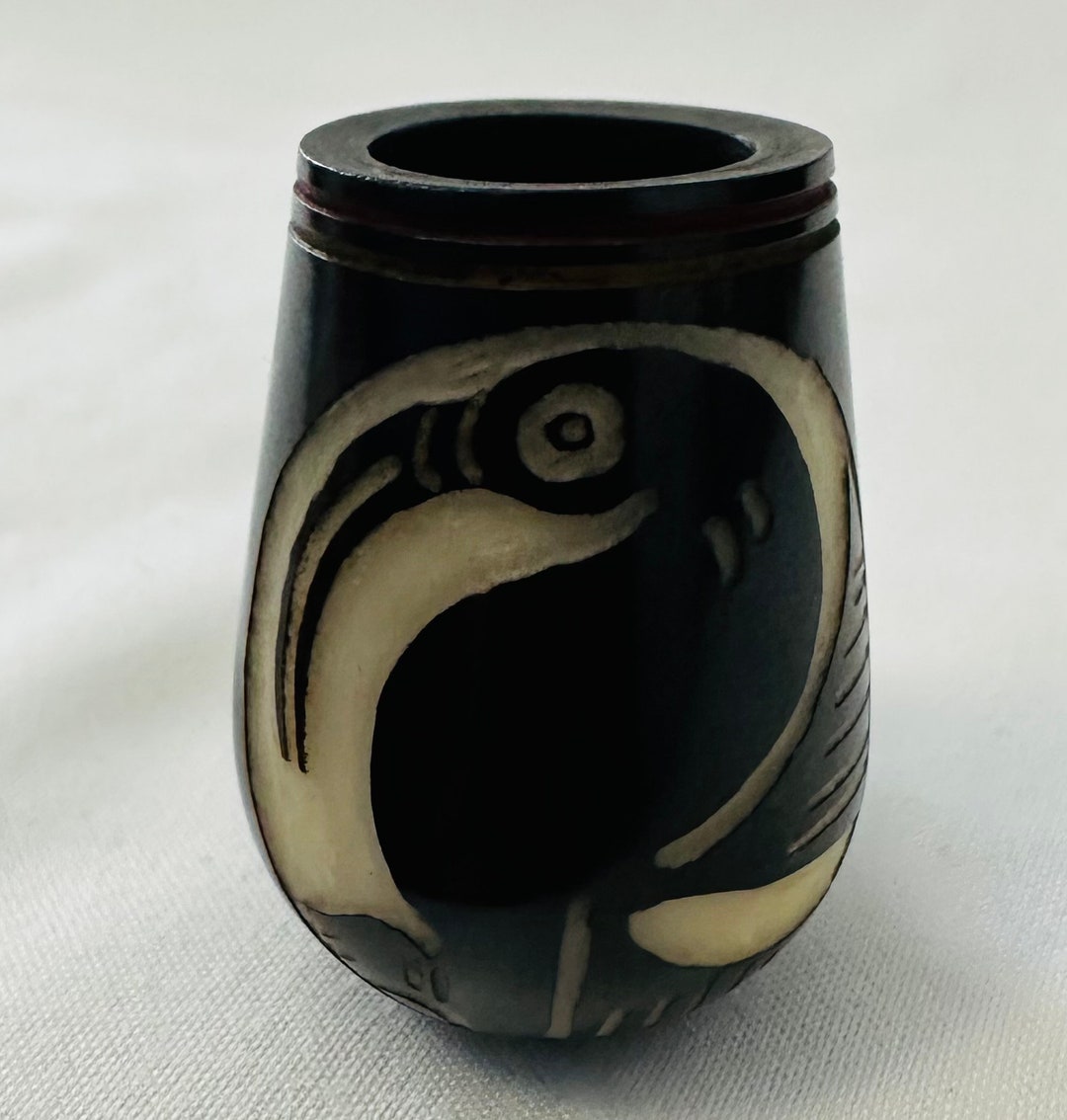 Smoking Pipe, Handmade Pipe, Tagua Nut and Chonta Pipe, Wooden Pipe ...