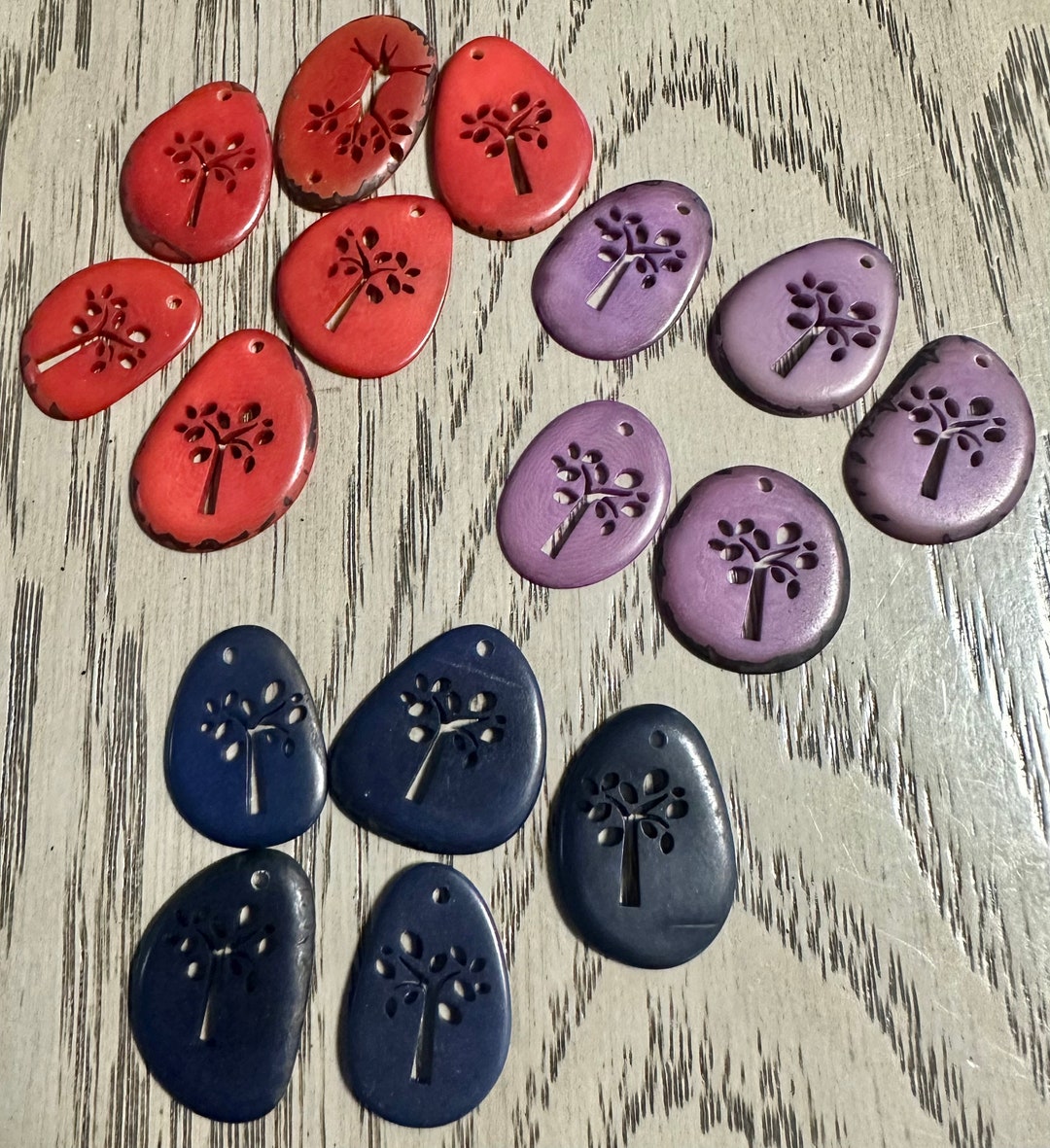 15 Laser Cut / Engraving Slices of Tagua in 3 Colors. 15 Tagua - Etsy